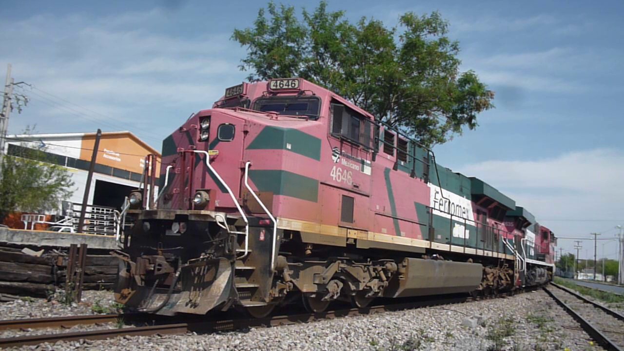 Ferromex ES44AC #4646, #4635 y #4621, 9TMTYESC - YouTube