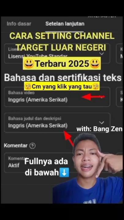 ‼️TERBARU‼️utorial Channel Target Luar Negeri #shorts#tutorial#youtuberpemula - YouTube