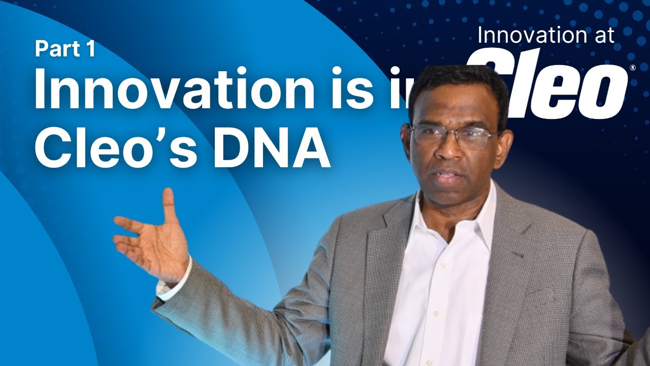 Innovation at Cleo Series Part 1: Innovation is in Cleo's DNA - YouTube