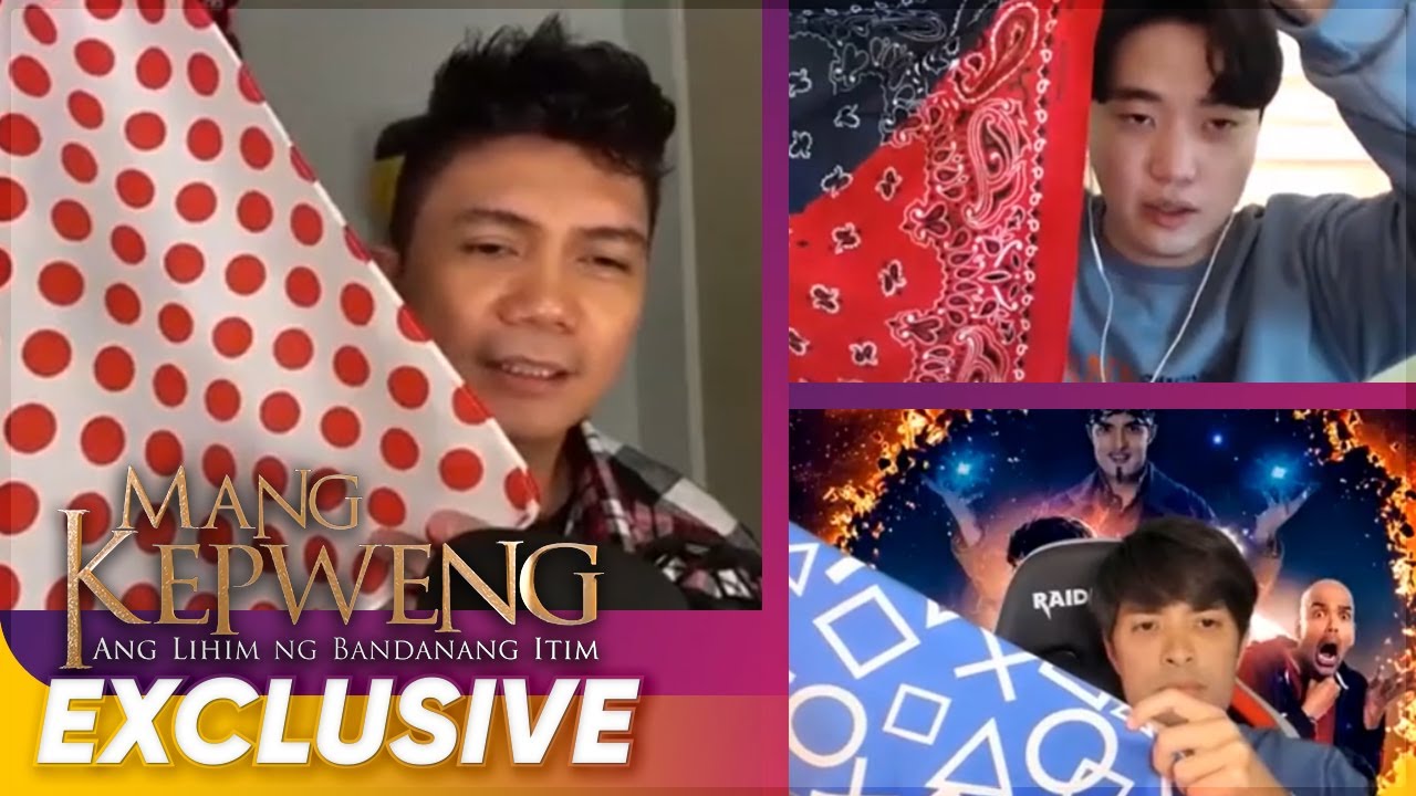 Bandana Folding Challenge | Vhong, Joross, Ryan | Mang Kepweng: Ang ...