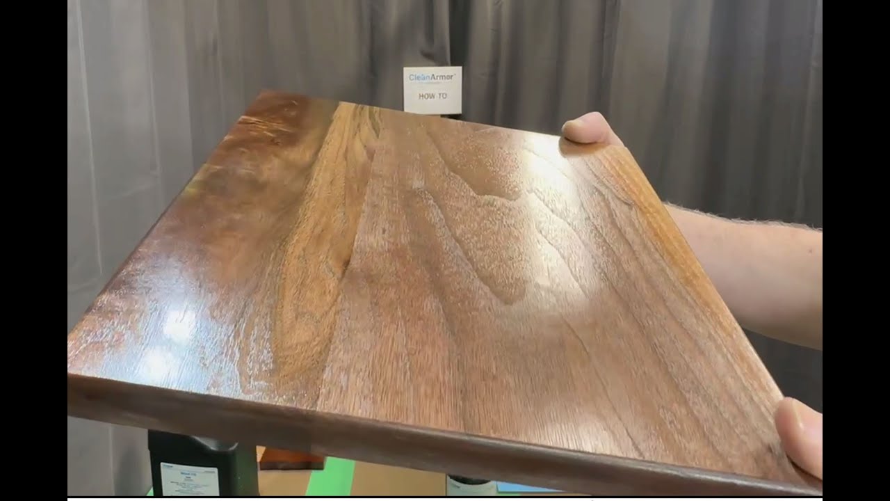 Clean Armor Wood Finishing Introduction at MyWoodCutters.com - YouTube