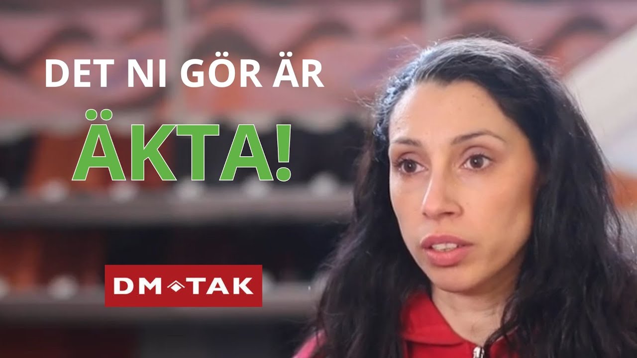 DM TAK AB: "VI STÖDJER FÖR VI TYCKER DET ÄR ÄKTA" - YouTube