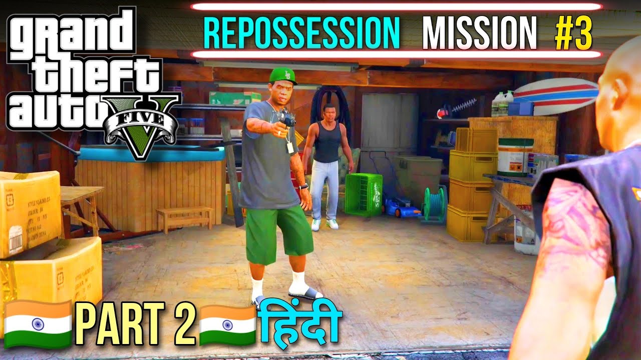 gta v repossession mission gameplay | gta v 3 mission | #3 - YouTube