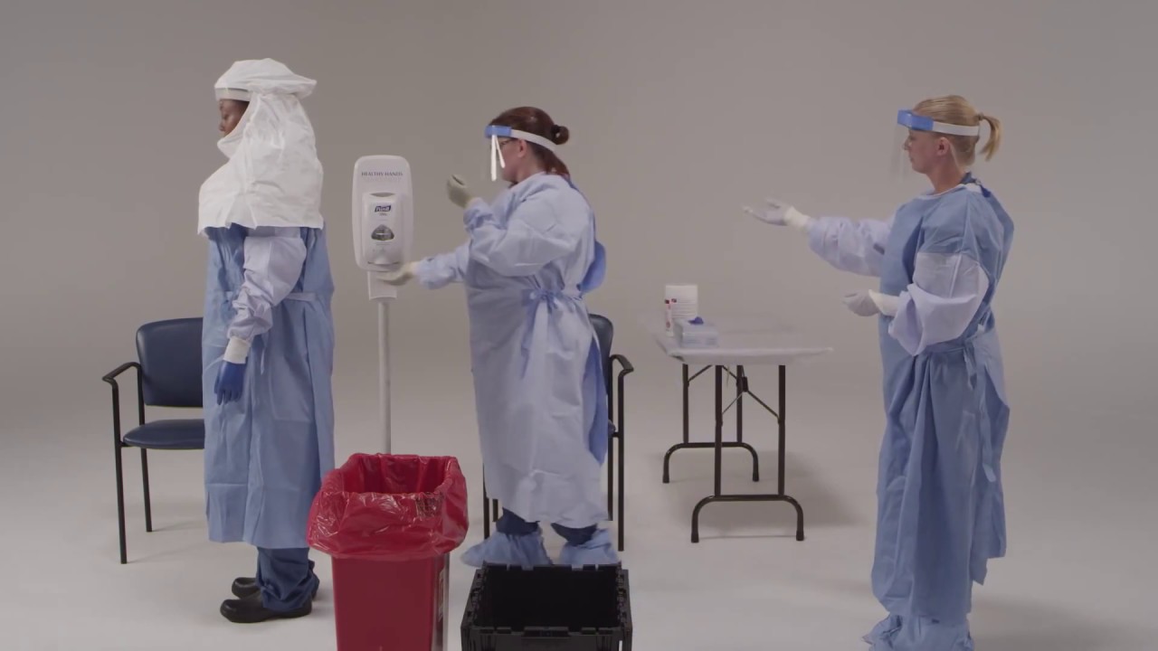 Doffing and PAPR - YouTube