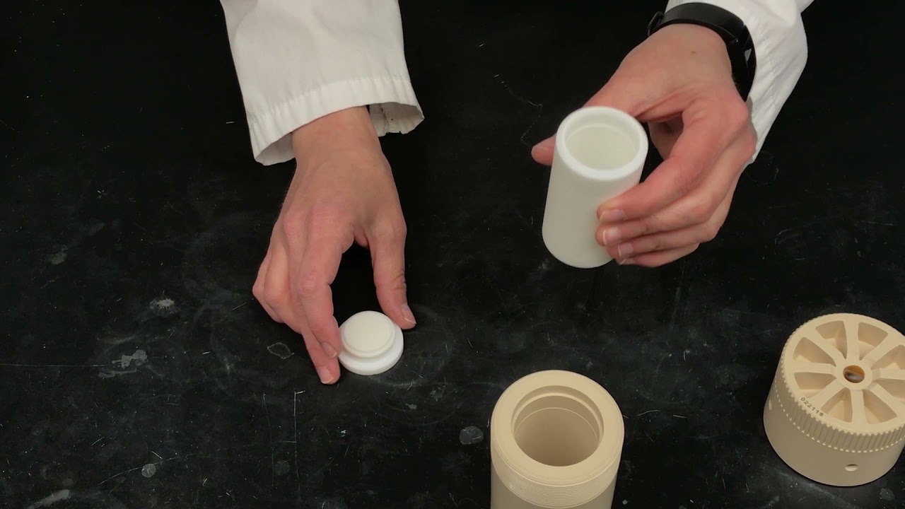 Digestion Bomb and Weighing a Sample - YouTube