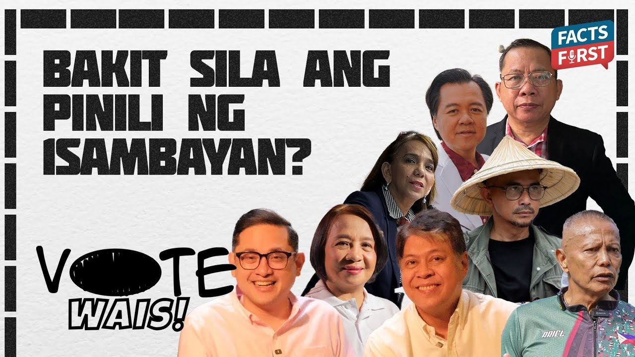 Mga pambato sa Senado ni Justice Tony Carpio at 1Sambayan - YouTube