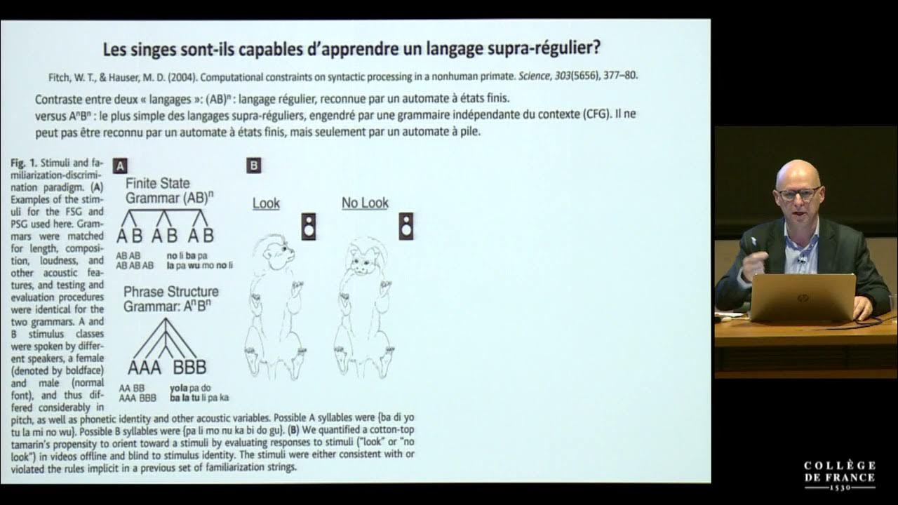 Origines du langage et singularité de l'espèce humaine (5) - Stanislas ...