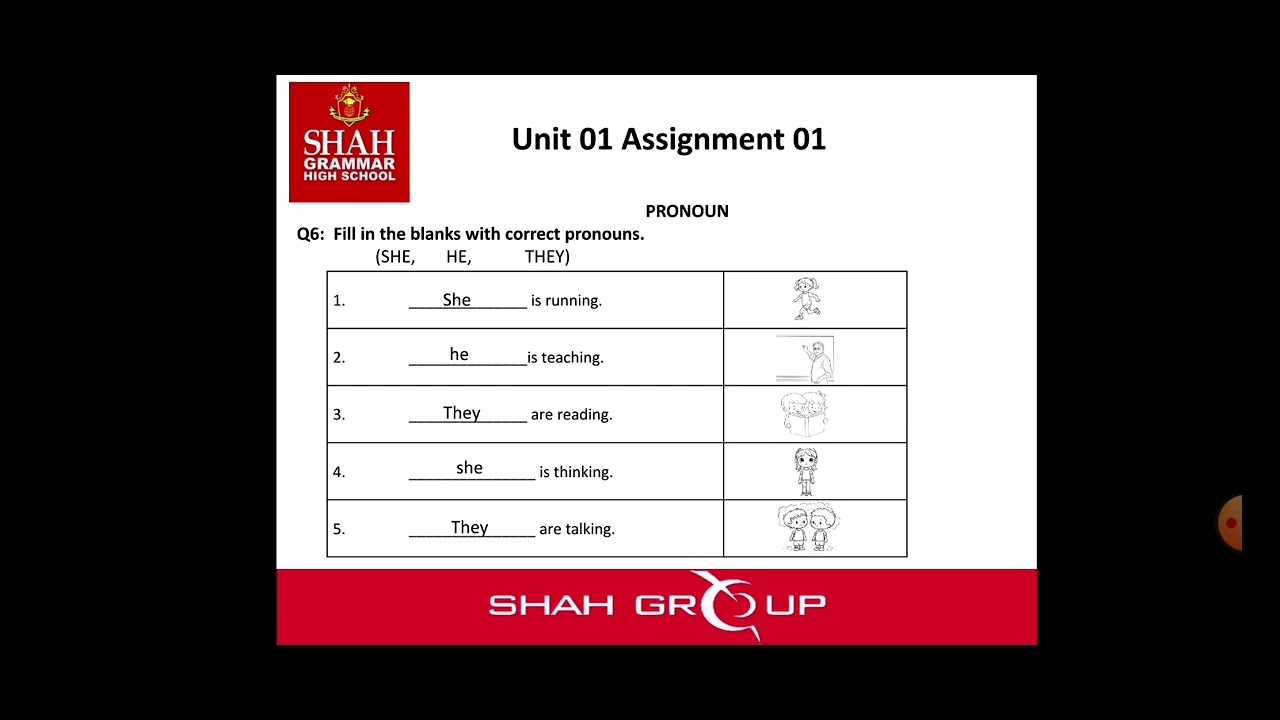 Class 6 eng Assignment Q6 - YouTube