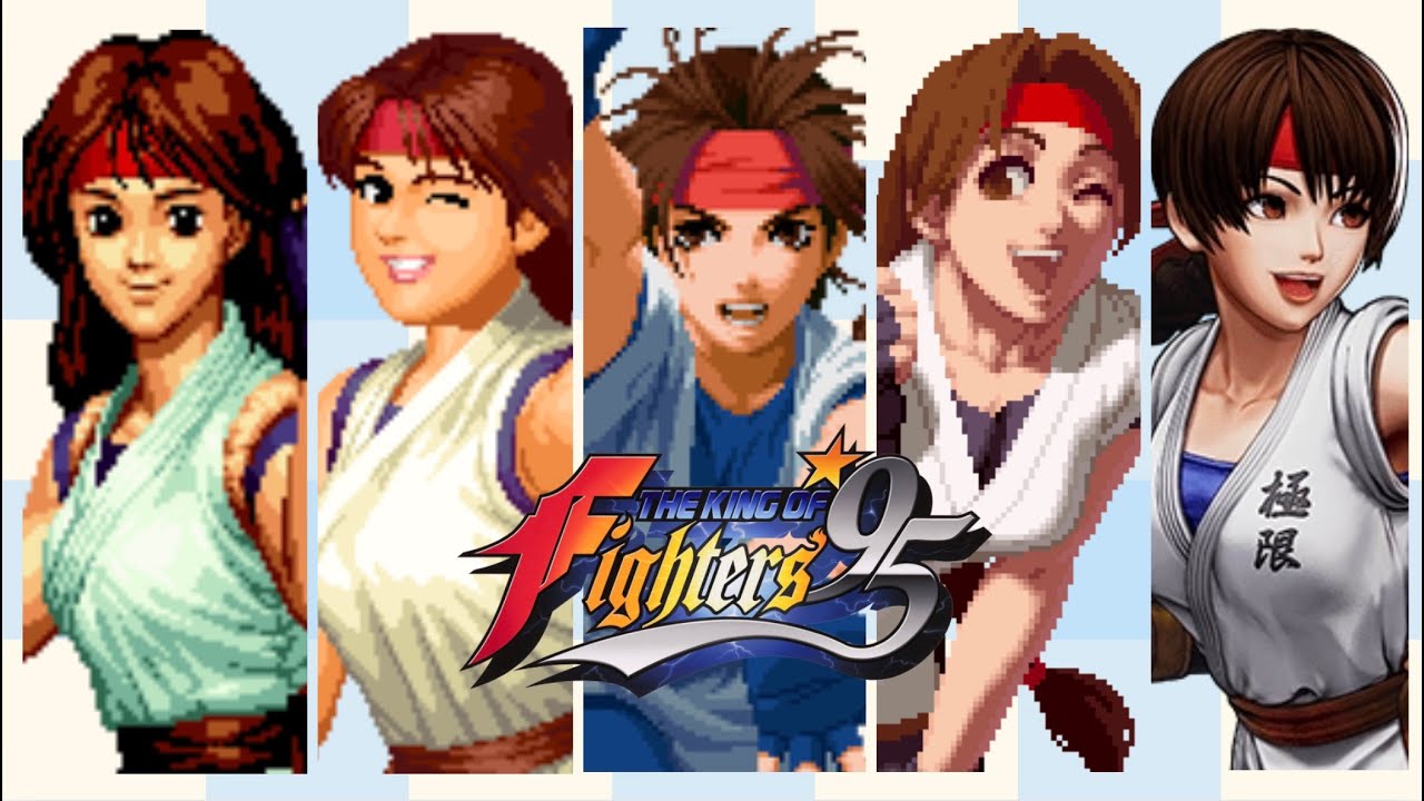KOF Evolution of Yuri Winner Pose 拳皇百合胜利姿势进化 - YouTube