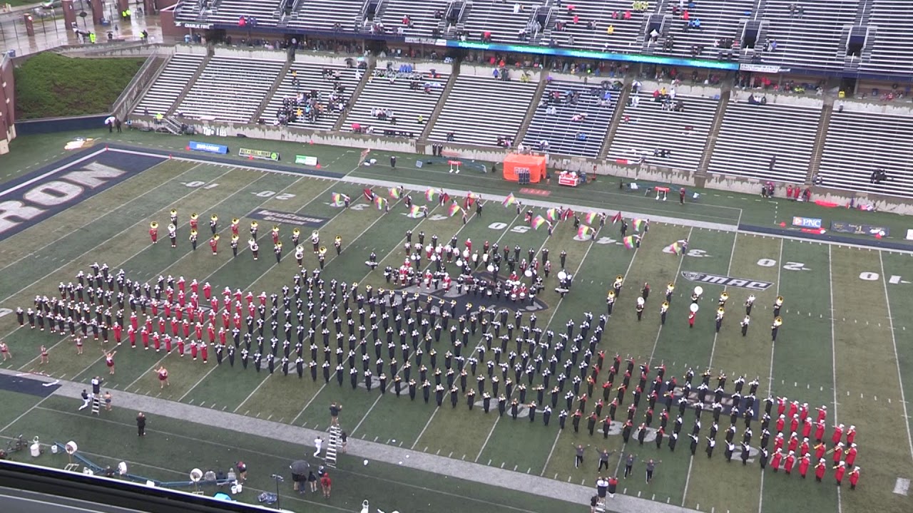 2018 University of Akron Marching Band - High School Band Day 9-8-18 ...