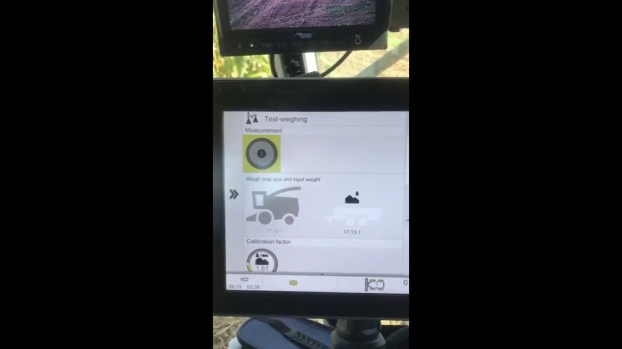 How to calibrate yield monitor on new Claas cebis on Claas 990TT! - YouTube