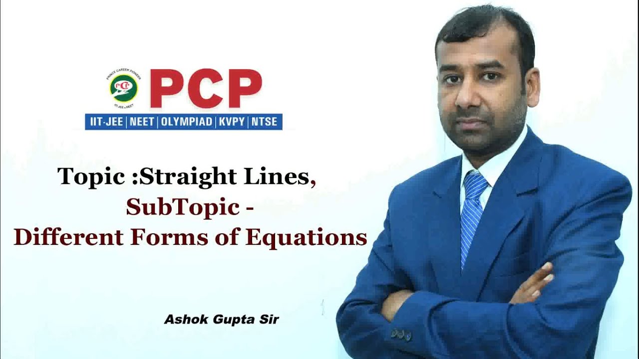 Mathematics Topic Straight Lines SubTopic Different Forms Of mathematics-topic-straight-lines-subtopic-different-forms-of