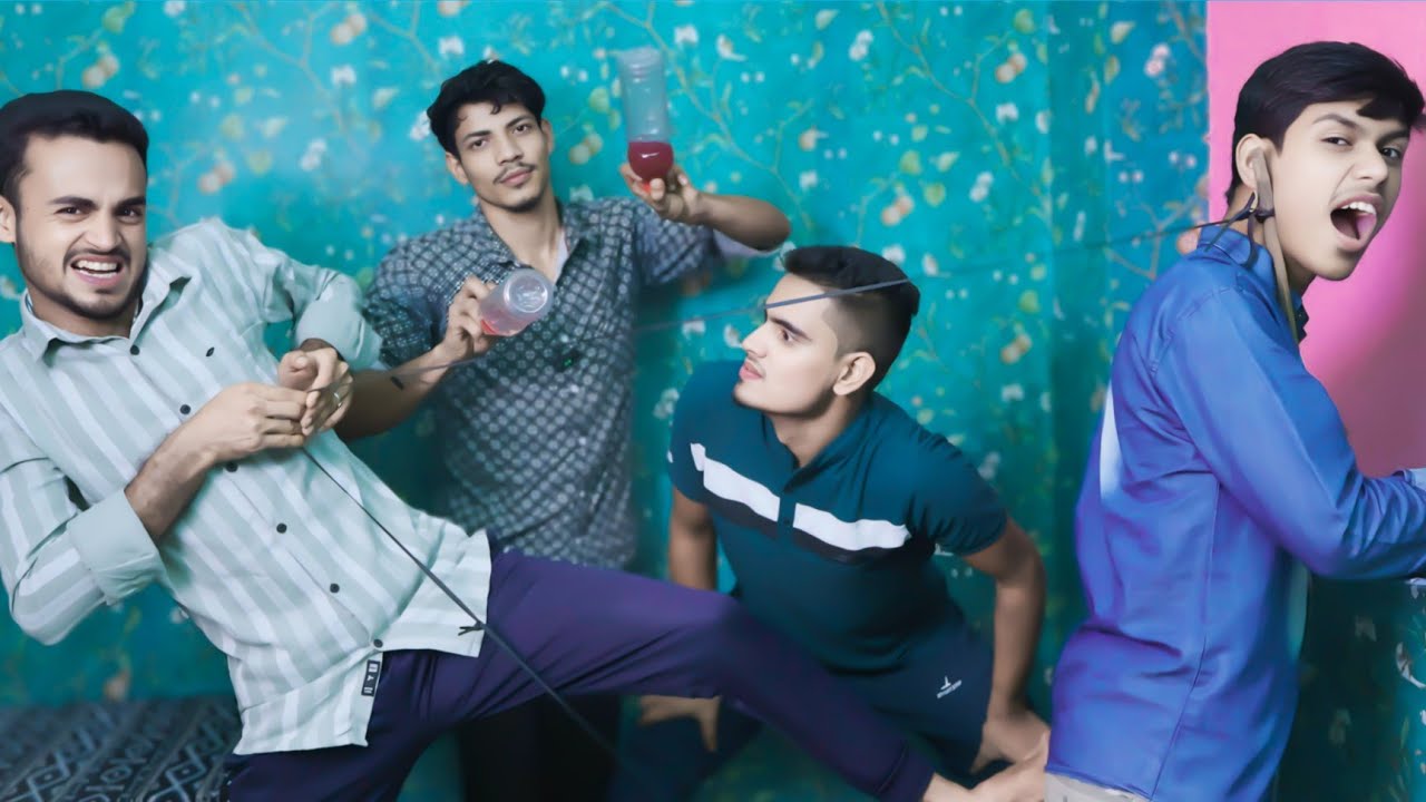 Double bottle flip back canning belt punishment | डबल बोतल फ्लिप बैक ...