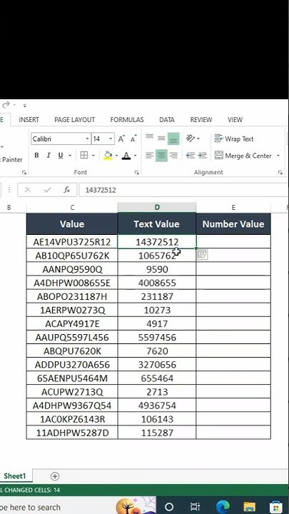 How to Separate Number and Text in MS-Excel. - YouTube