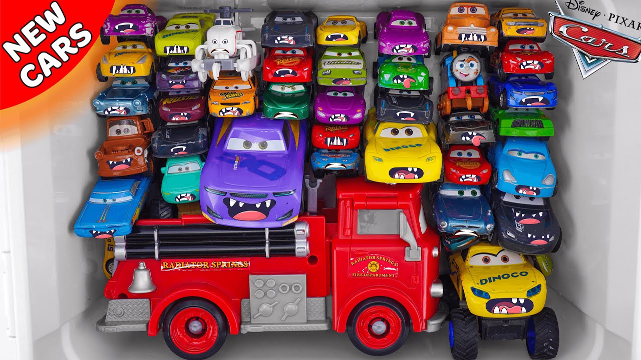 Disney Pixar Cars Unboxing Review | Lightning McQueen Cars Toys Packed ...