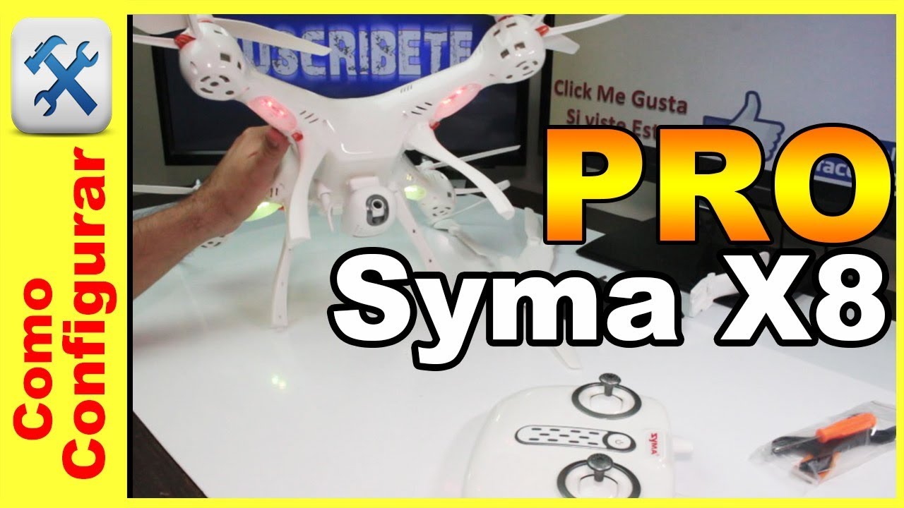 Syma X8 Pro con GPS Unboxing en Español - Comoconfigurar - YouTube