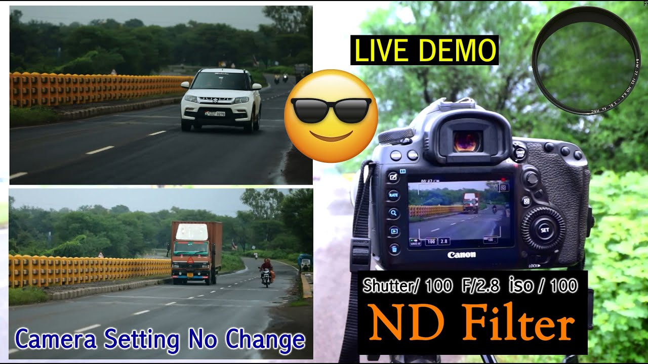 How To Use ND Filter With Camera Long Exposure 10 Stop - YouTube
