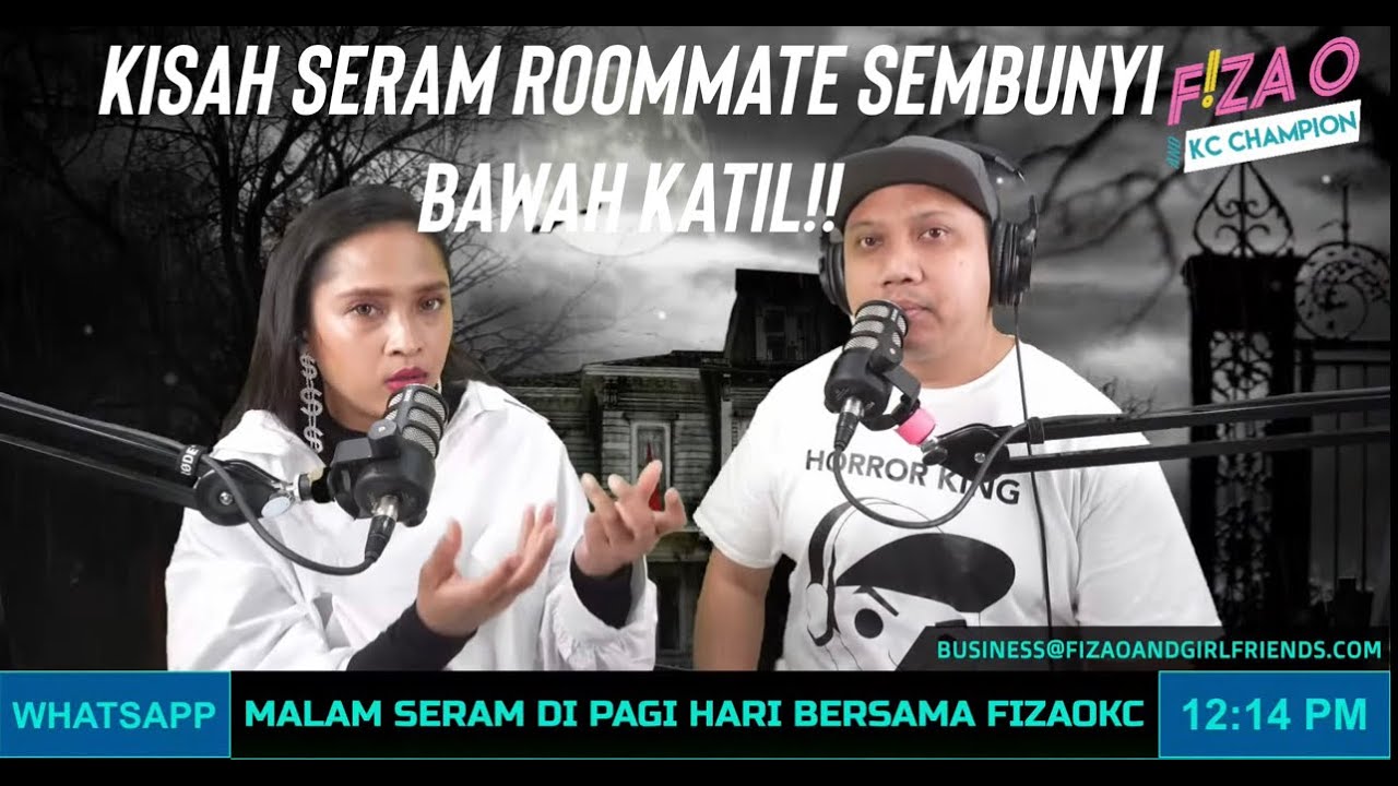 EP 125 - KISAH SERAM ROOMMATE SEMBUNYI BAWAH KATIL 😵‍💫 MALAM SERAM DI ...