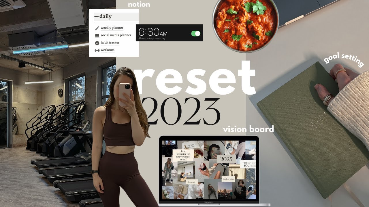 2023 RESET | organizacja, cele na nowy rok, vision board, gotowanie ...