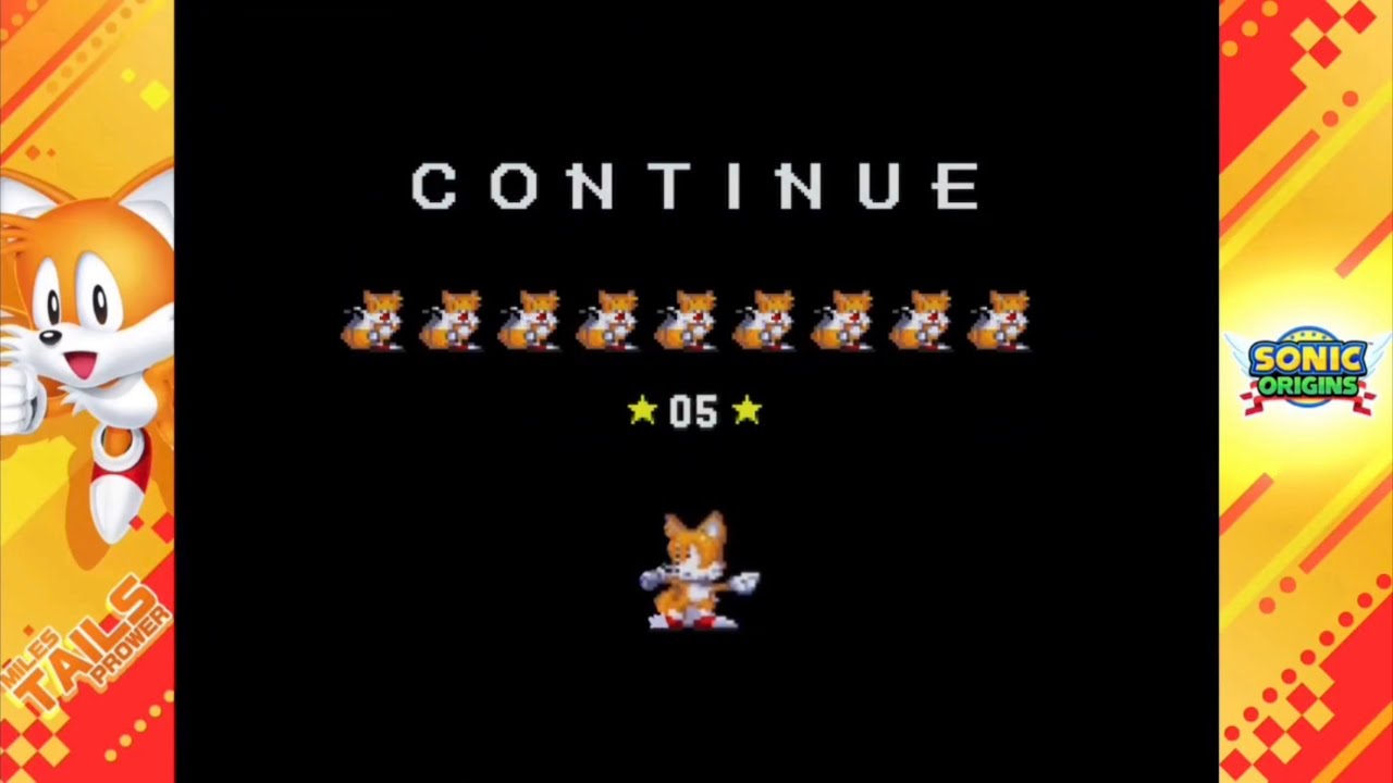 What Tails's Continue Animation be like for Sonic Origins Plus on Sonic ...