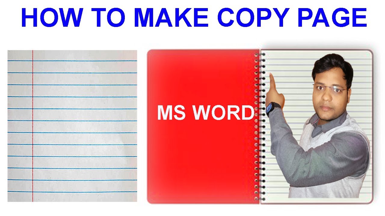 Copy Page How Do You Create A Notebook In Word YouTube Copy Page How Do You Create A Notebook In Word YouTube