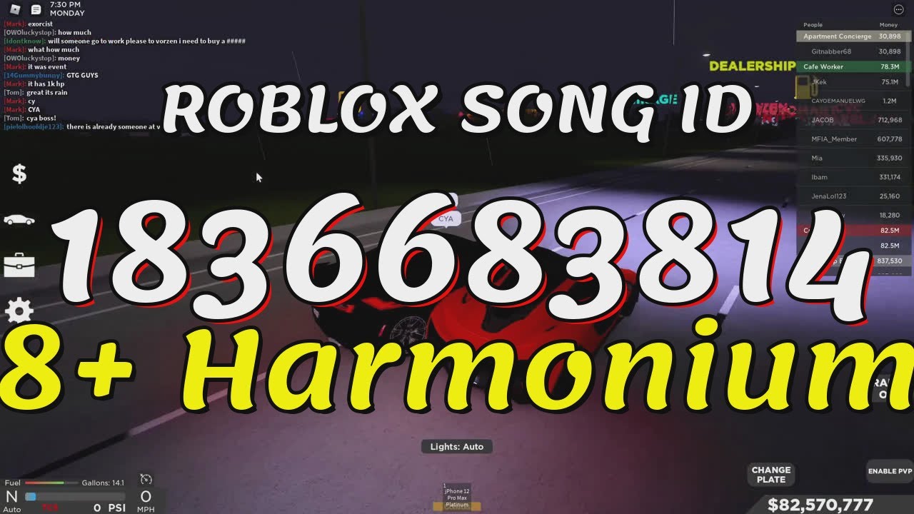 8+ Harmonium Roblox Song IDs/Codes - YouTube
