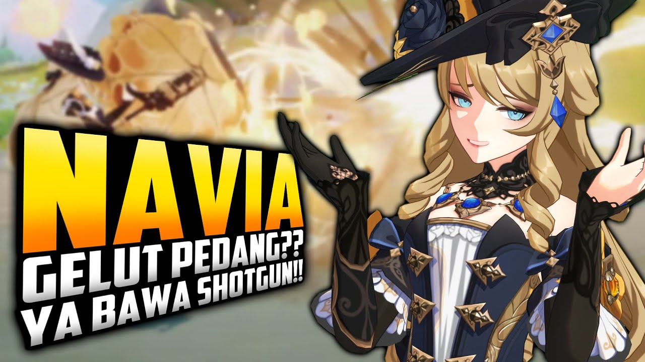 NAVIA, Geo DPS Terkuat !! | Full Review & Guide - Genshin Impact ...