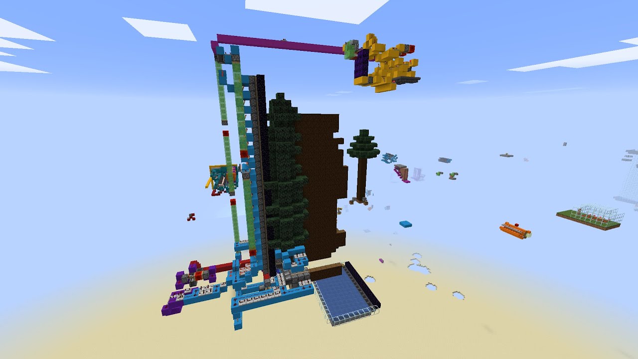 Building a GIANT Spruce Tree Farm(Minecraft Redstone)*1.16.1* - YouTube