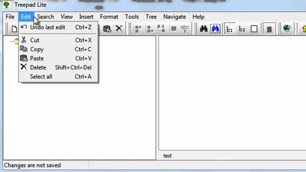 TreePad Lite - YouTube