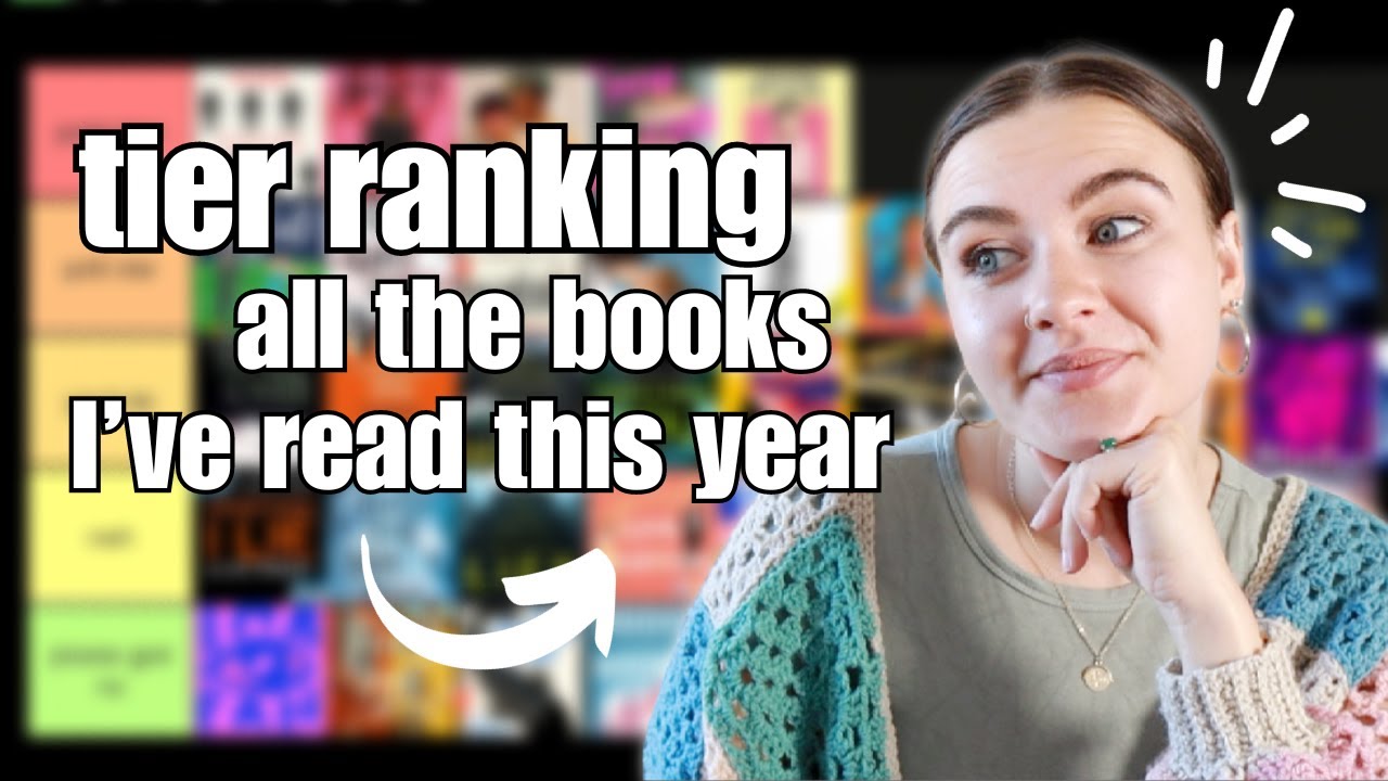 tier ranking all the books I've read so far this year - YouTube