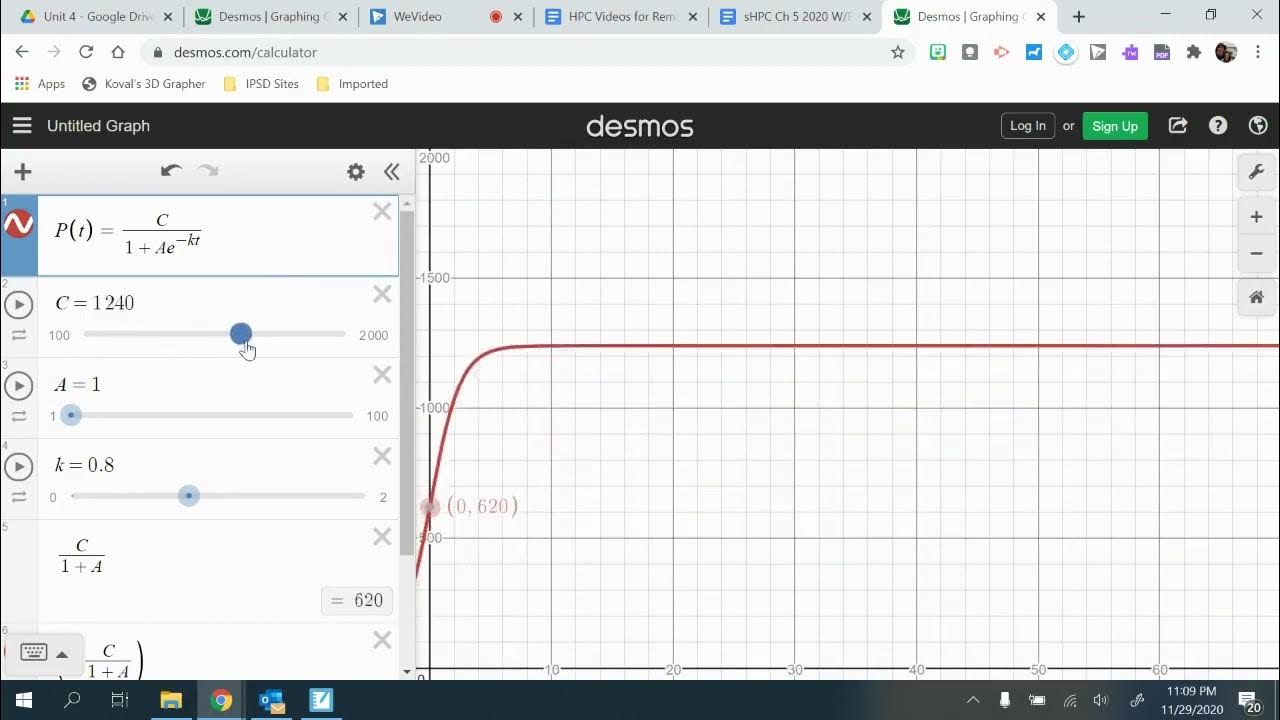 Logistic Growth Model - YouTube