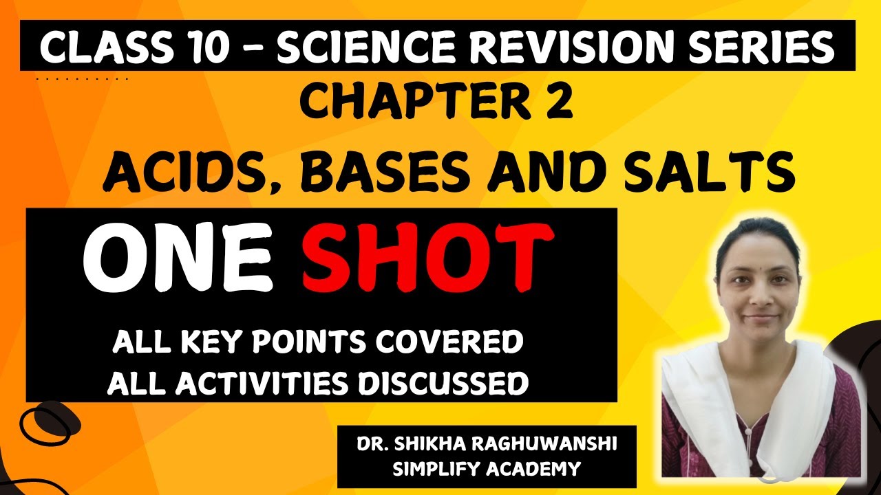 Acids, Bases and Salts | Class X Science | Chapter 2 | One Shot ...