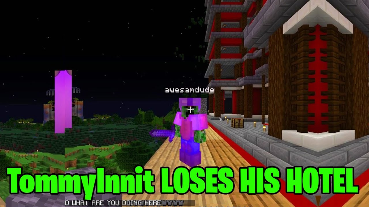 TommyInnit LOSES HIS HOTEL IN PRISON WITH DREAM (dream smp) - YouTube