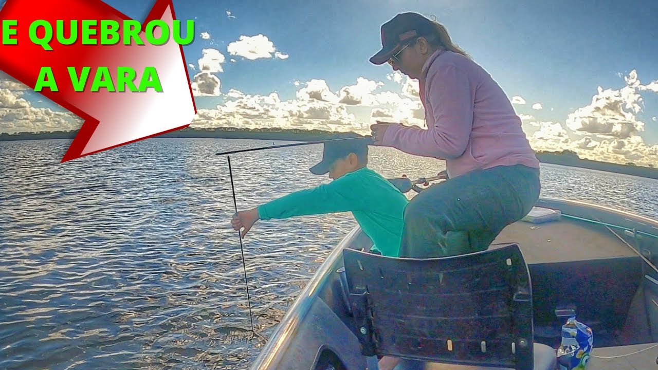 QUEBROU A VARA na PESCARIA de traíra E ACAMPAMENTO - YouTube
