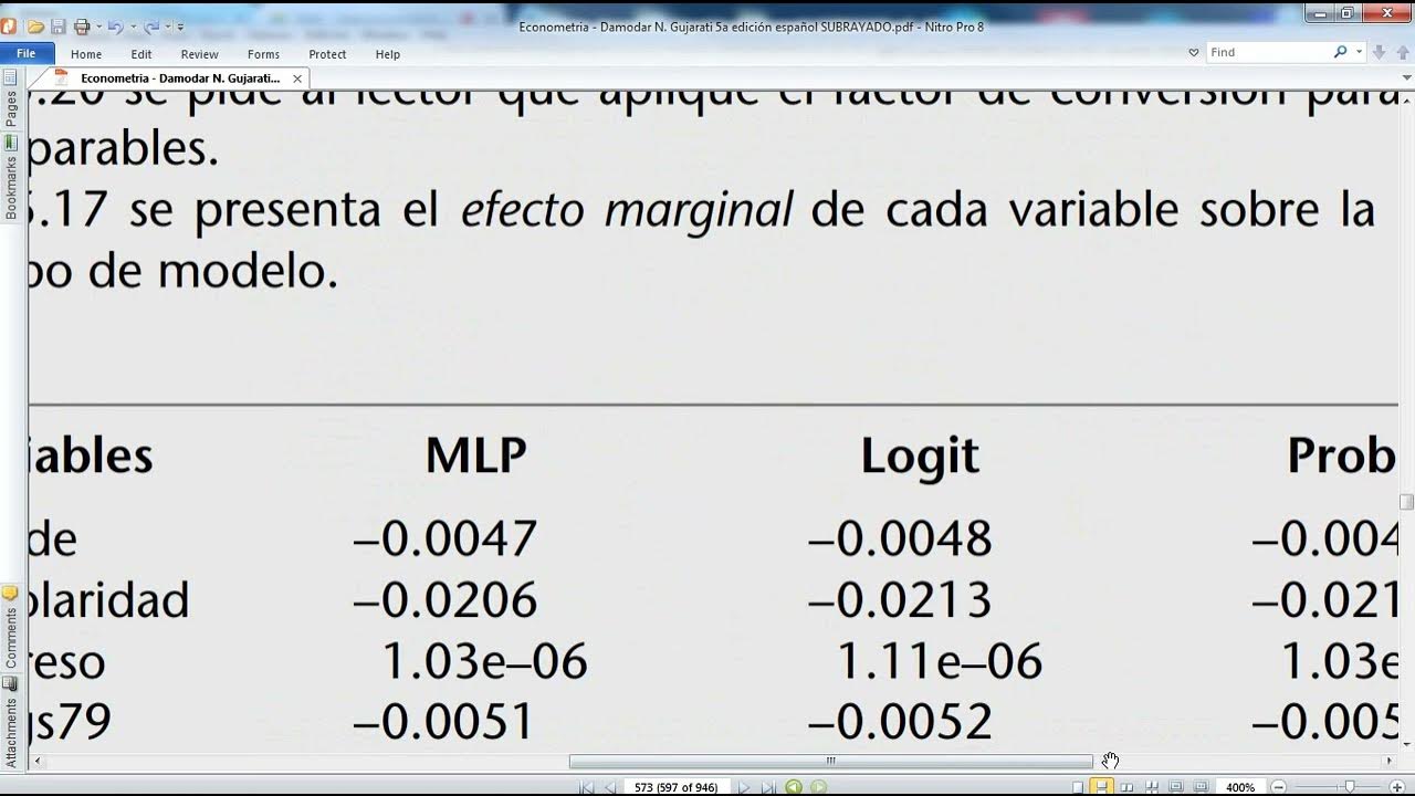 Logit, Probit y MPL, Eviews y Rstudio. - YouTube