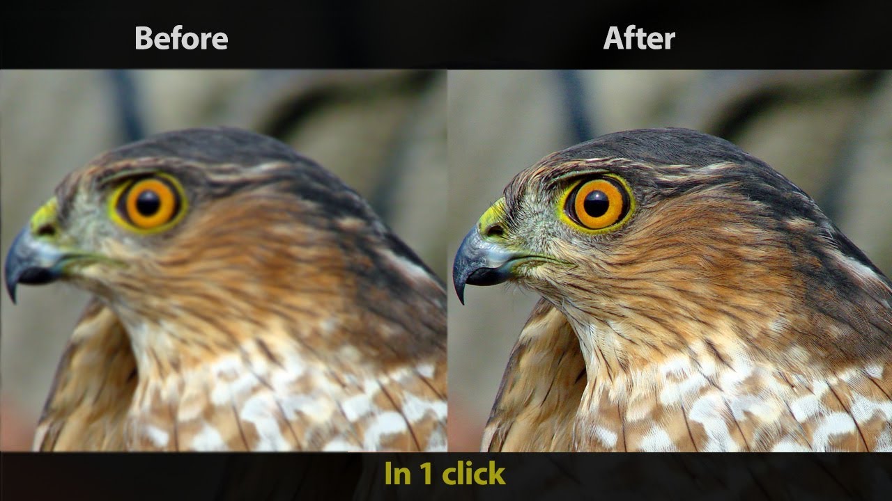 2 Ways Fix blurry Images | smart Sharpen | Sharpening in one click ...