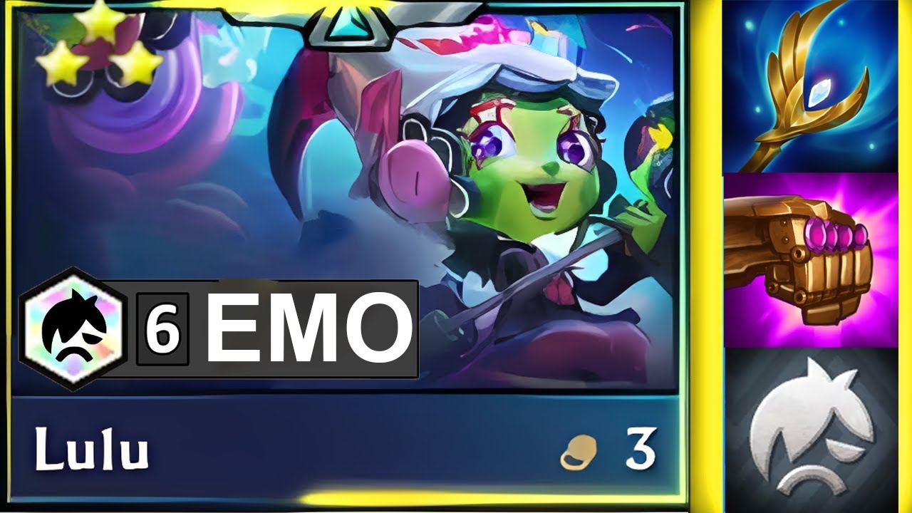 Lulu 6 Emo ⭐⭐⭐ 3 Star Turns Lobby into Muffins! | TFT SET 10 - YouTube