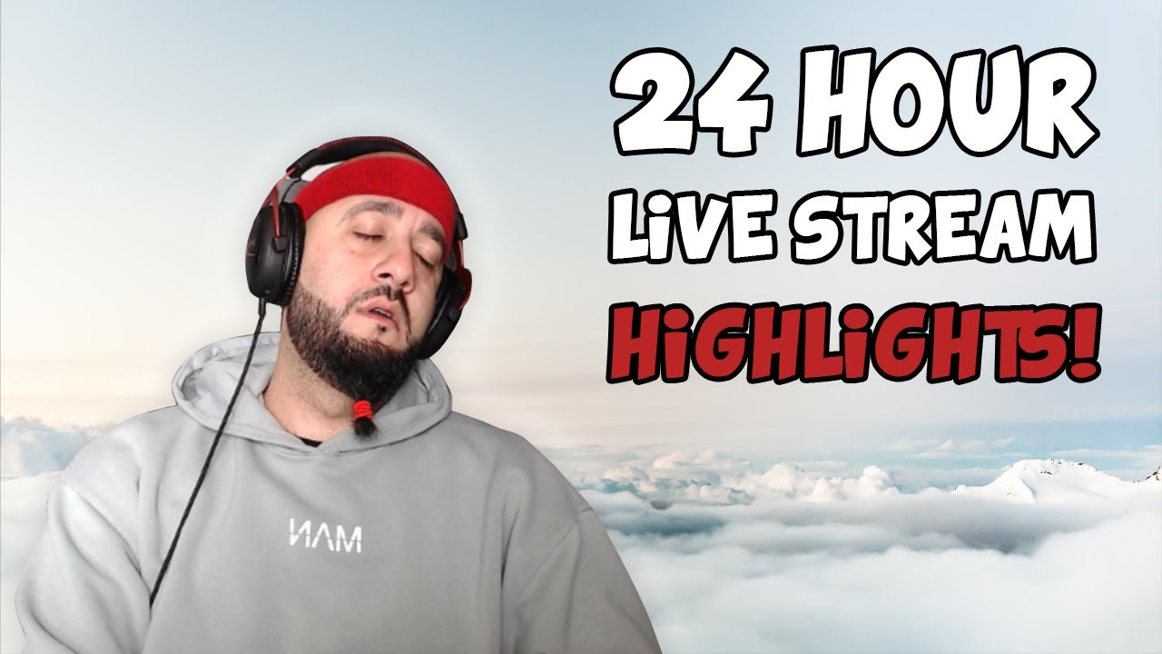 24 Hour Twitch Live Stream Challenge | Highlights!!! - YouTube