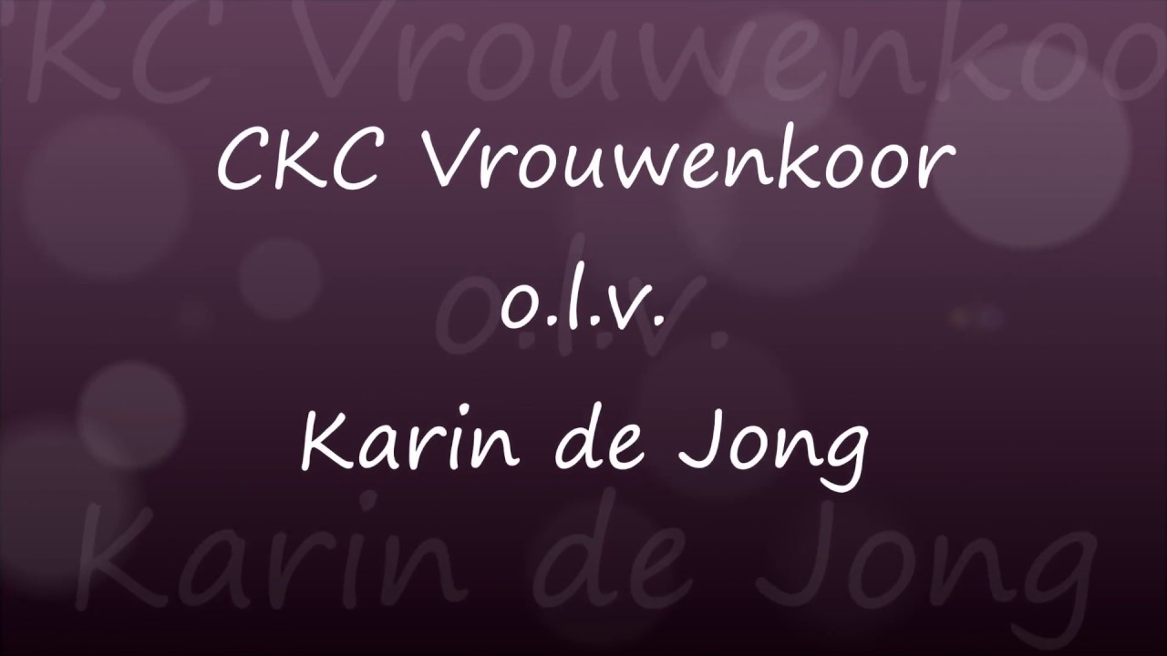 Ah Robin, gentle Robin - Cornyshe- CKC Vrouwenkoor olv Karin de Jong ...