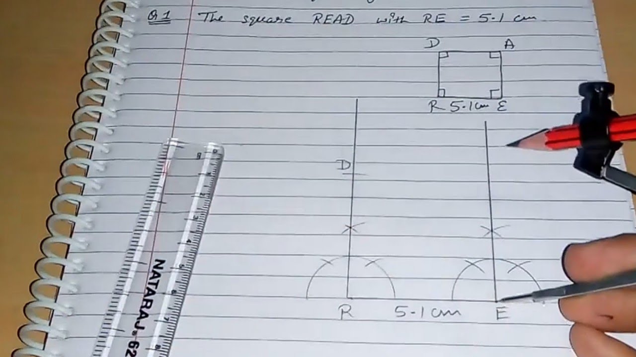 Q 1, Ex 4.5 - practical geometry - Chapter 4 - maths class 8th - NCERT ...
