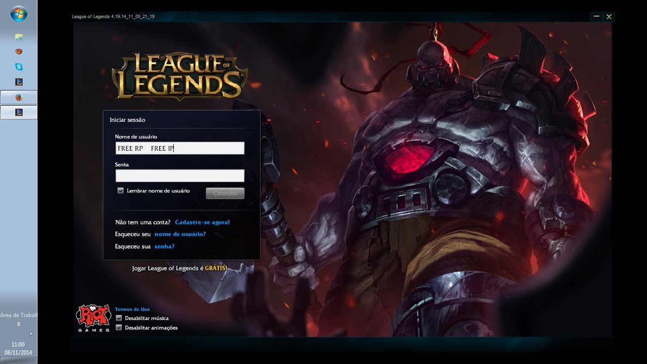 Hack de RP do LOL 100%Funcional Novembro de 2014 - YouTube