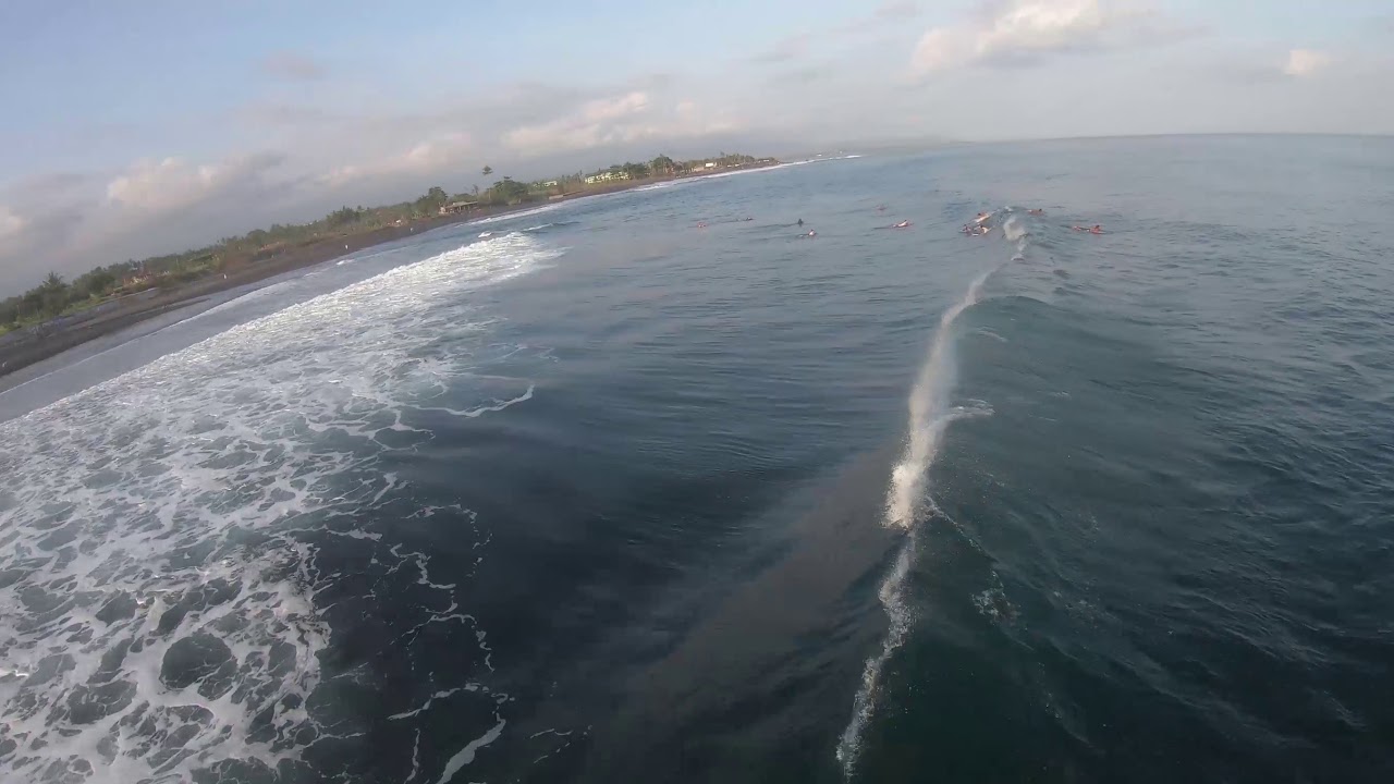 Keramas Surf with racing drone - Bali FPV - YouTube