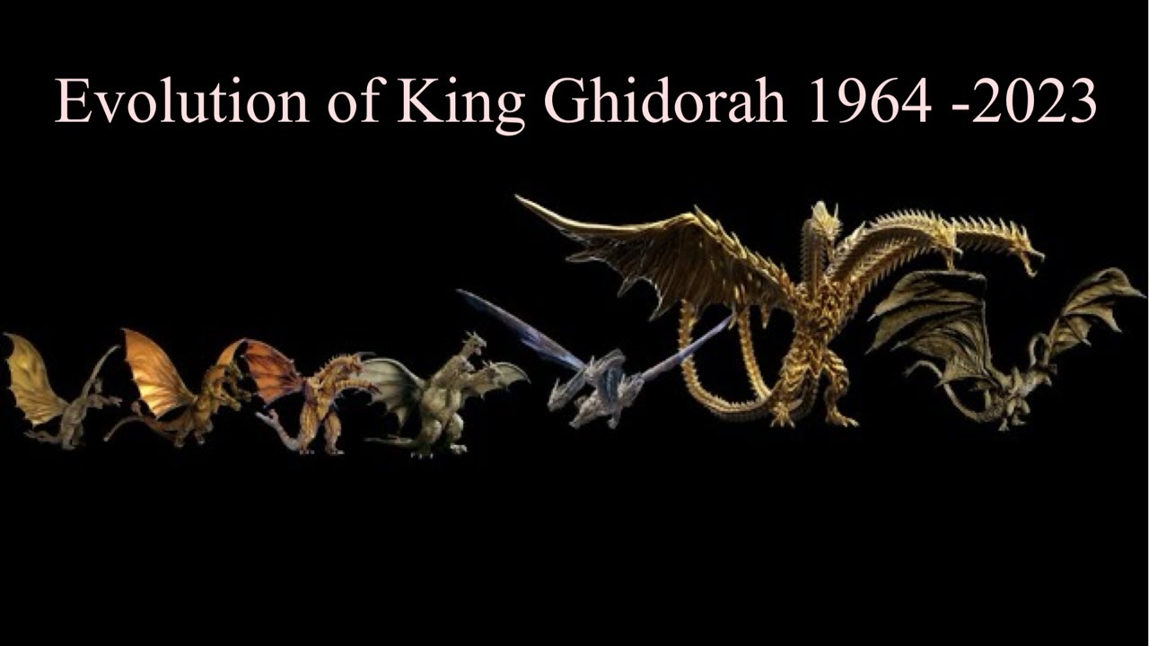 Evolution of King Ghidorah (1964 -2023)-Godzilla:King of the monsters # ...