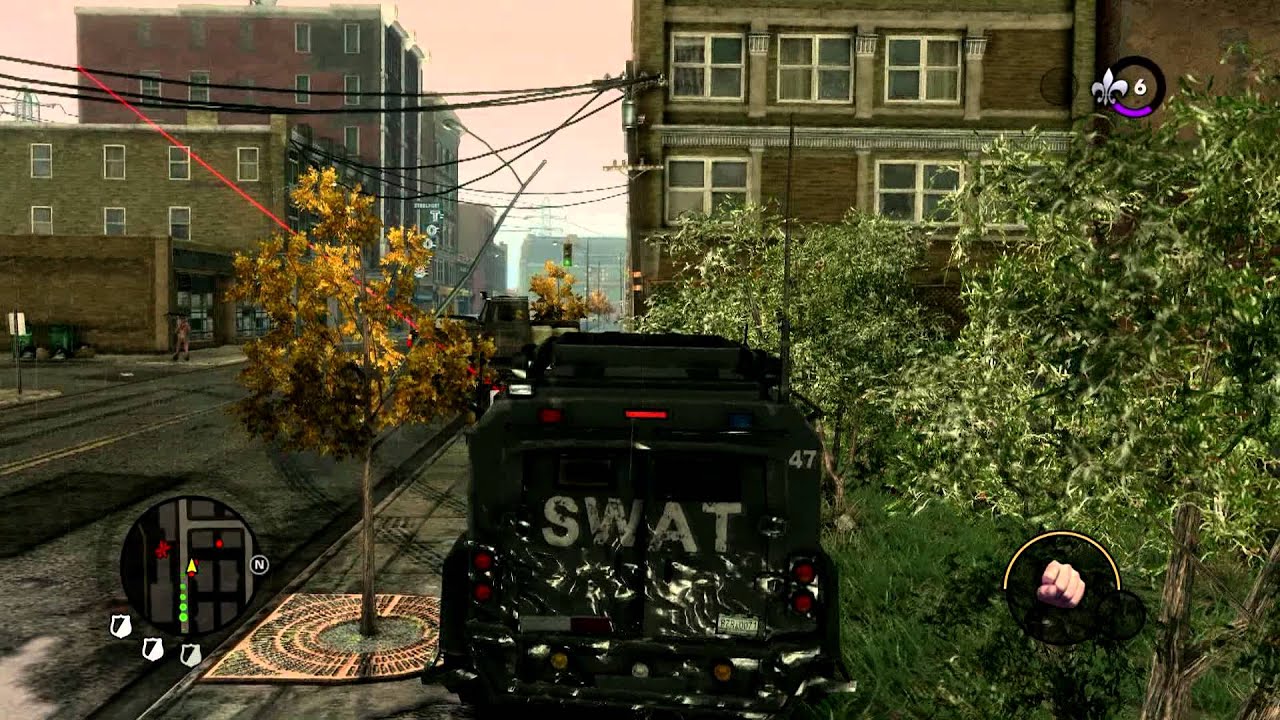 Saints Row the Third... as MosquitoSIX sees it. "Stealing a SWAT Truck ...