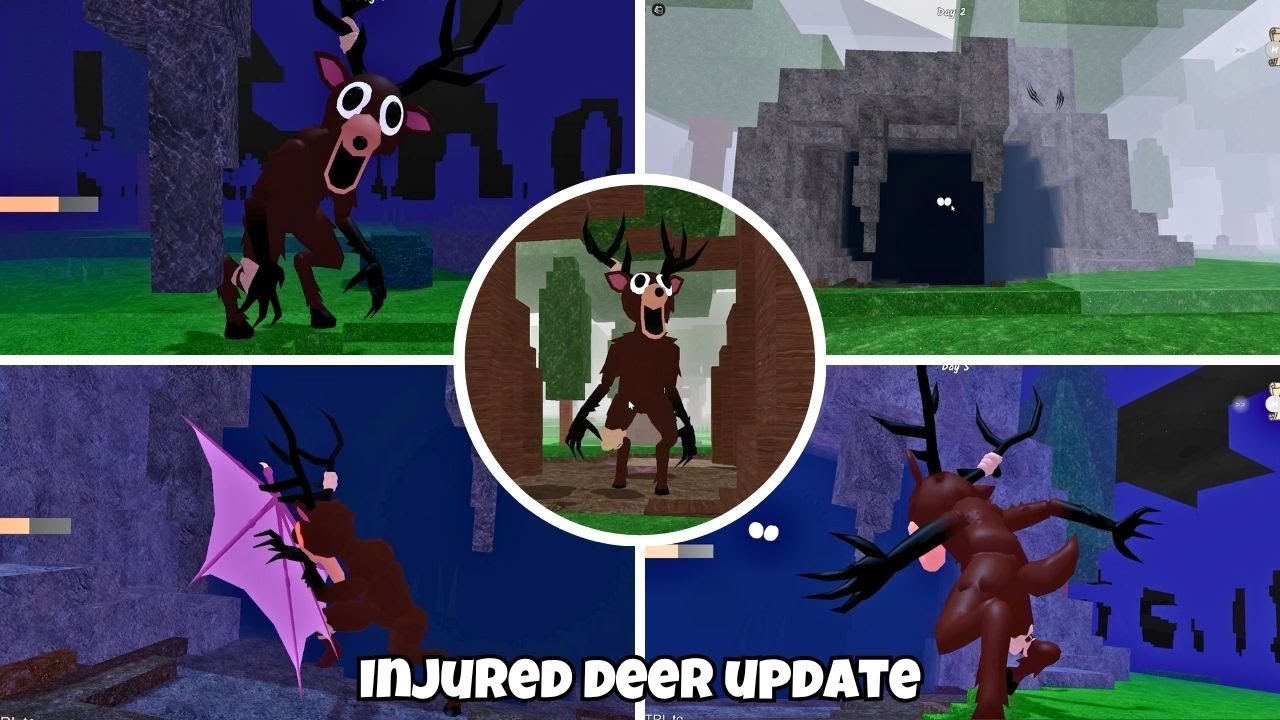 99Nights in The Forest: How to Save The Deer-INJURED DEER UPDATE - YouTube