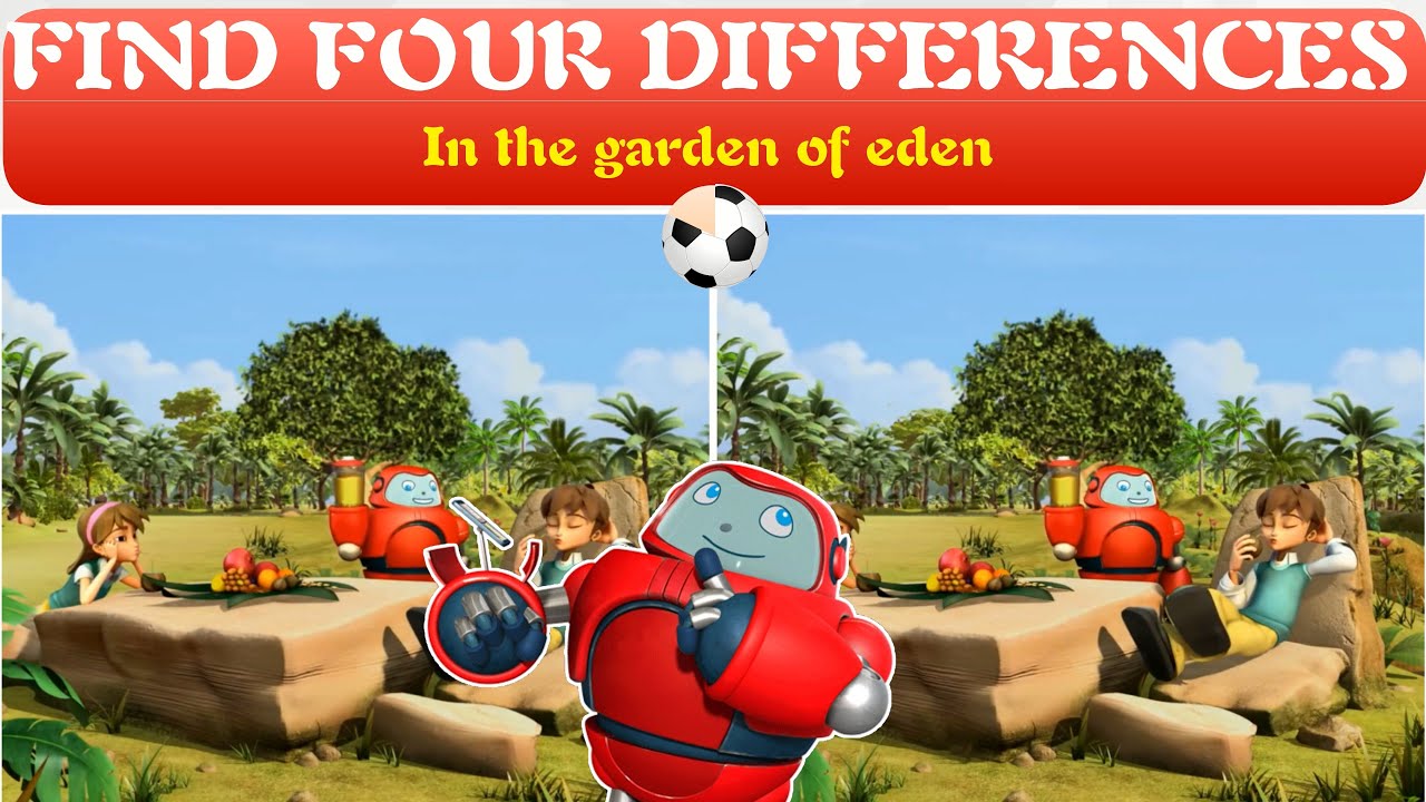 Superbook - In The Beginning⭐ FIND THE DIFFERENCE (BIBLE PUZZLE GAME ...