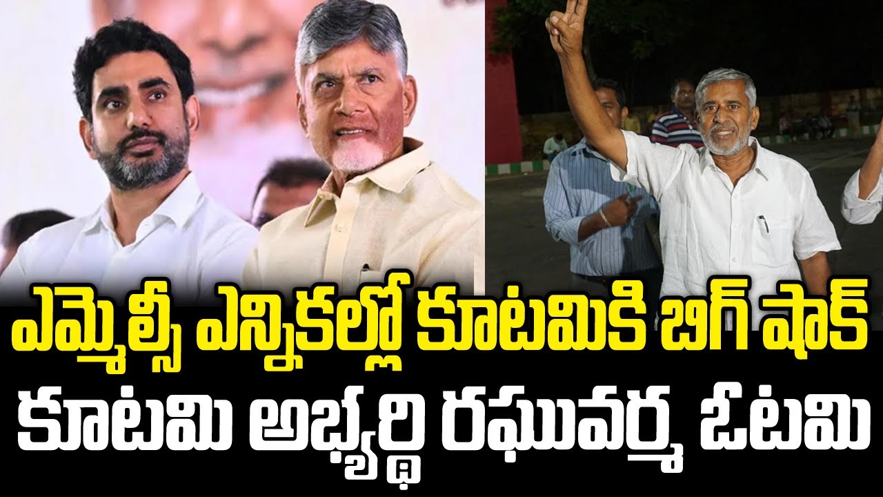 NDA Candidate Raghu Varma Lost MLC Elections in Uttarandhra | Praja ...