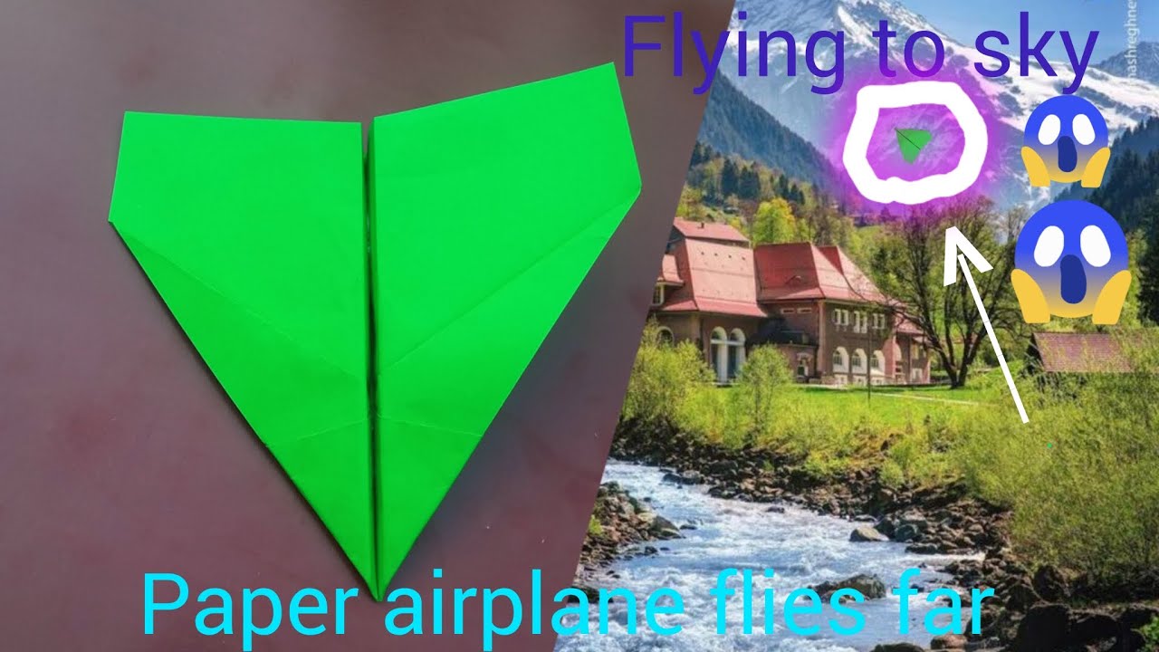 HOW TO MAKE SUPER FLYING PAPER PLANE || Origami papre craft aeroplane ...