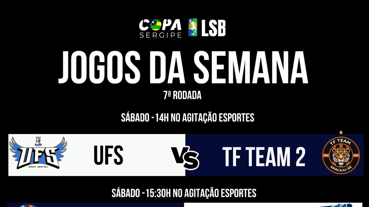 COPA SERGIPE ADULTO - UFS x TF TEAM 2 - YouTube
