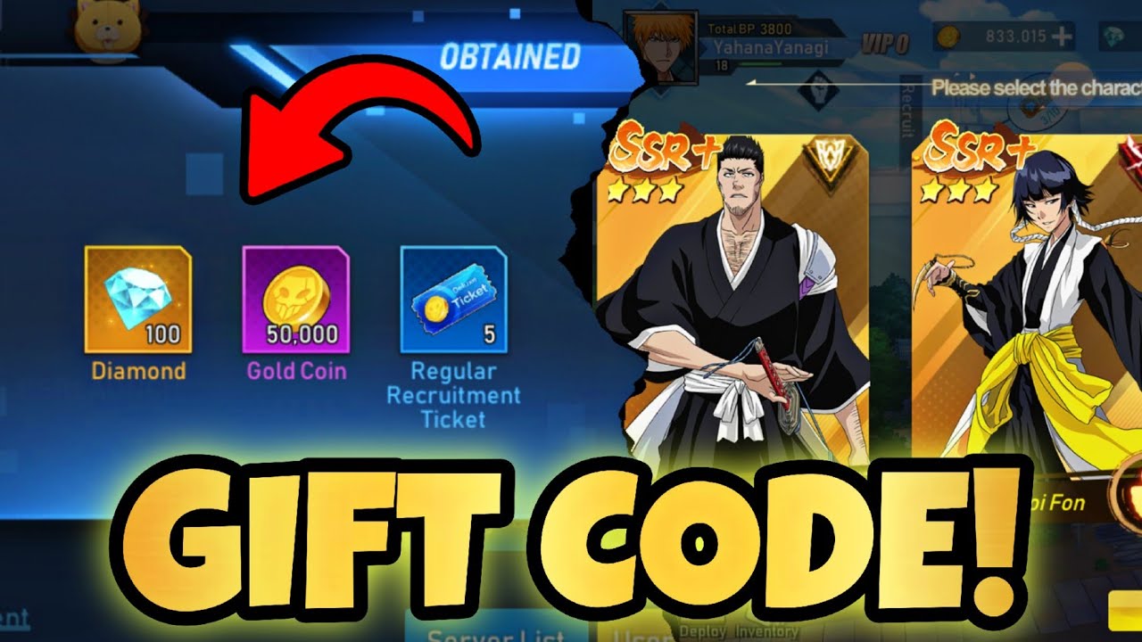 FIRST LAUNCH GIFT CODE! SSR+ SUMMON in Bleach: Soul Reaper - YouTube